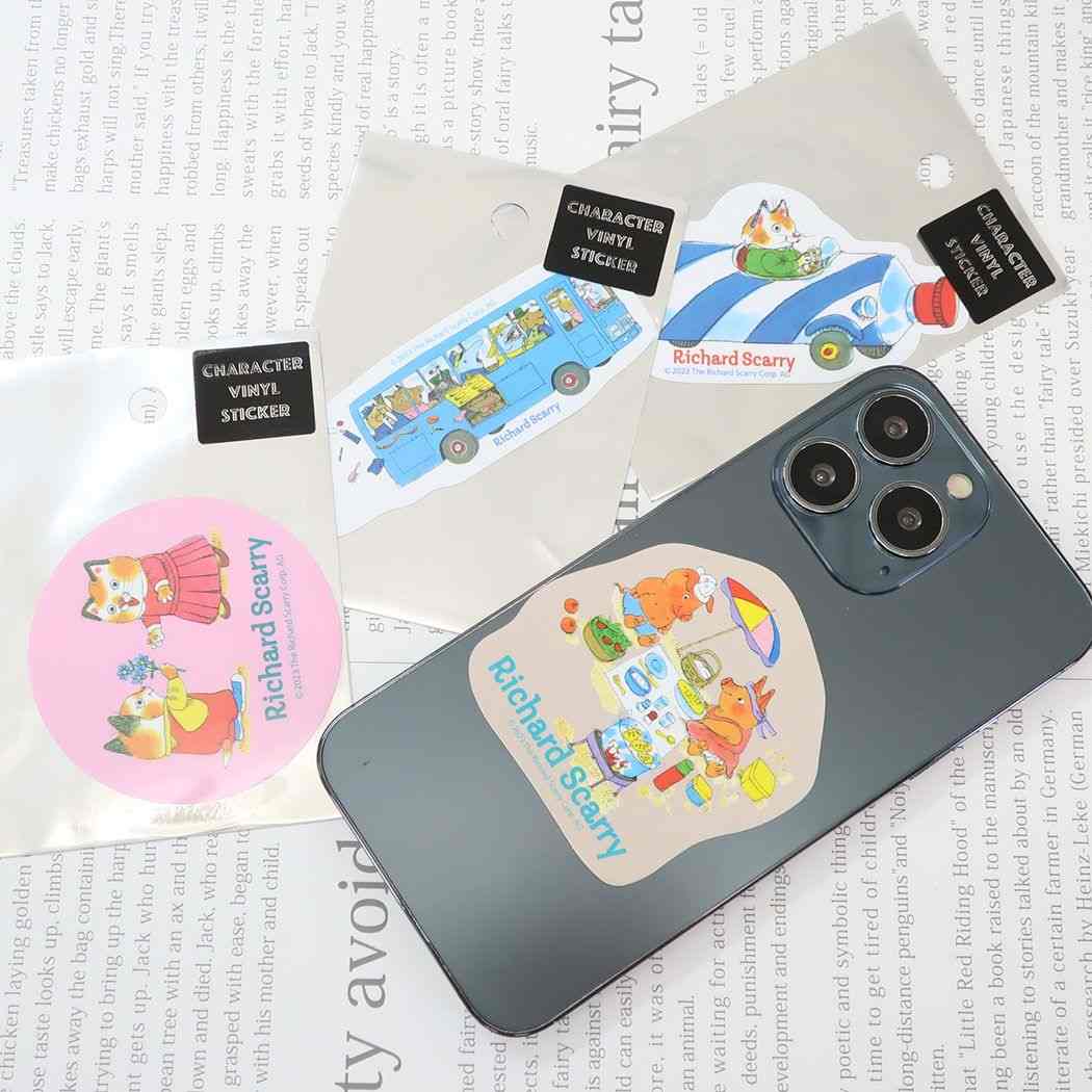 Richard Scarry Die-cut Vinyl Sticker – monomono
